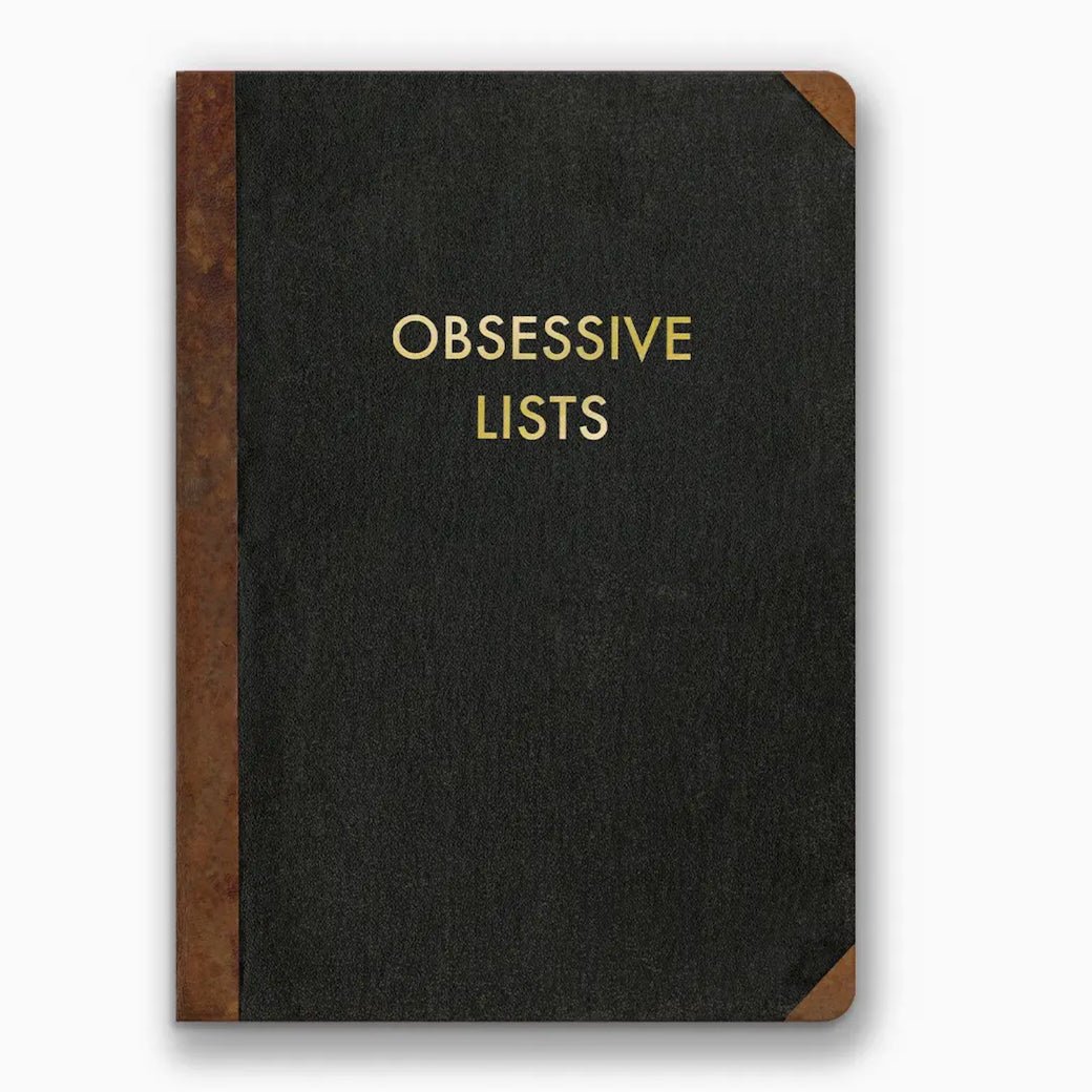 Obsessive Lists Notebook Journal