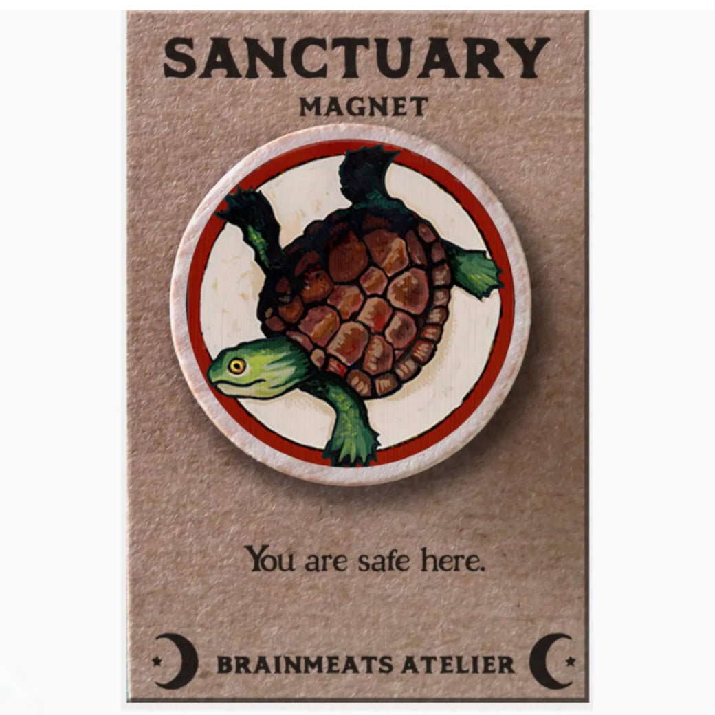 Sanctuary Magnet - Turtle Token for Safety & Comfort