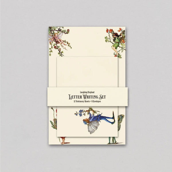 Vintage-Style Letter Writing Stationery Kit Fairies